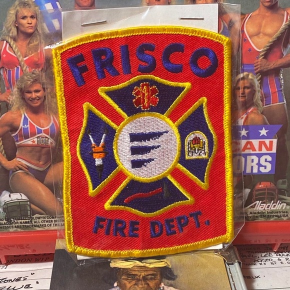 Vintage | Accessories | Obsolete Frisco Fire Department Uniform Patch | Poshmark